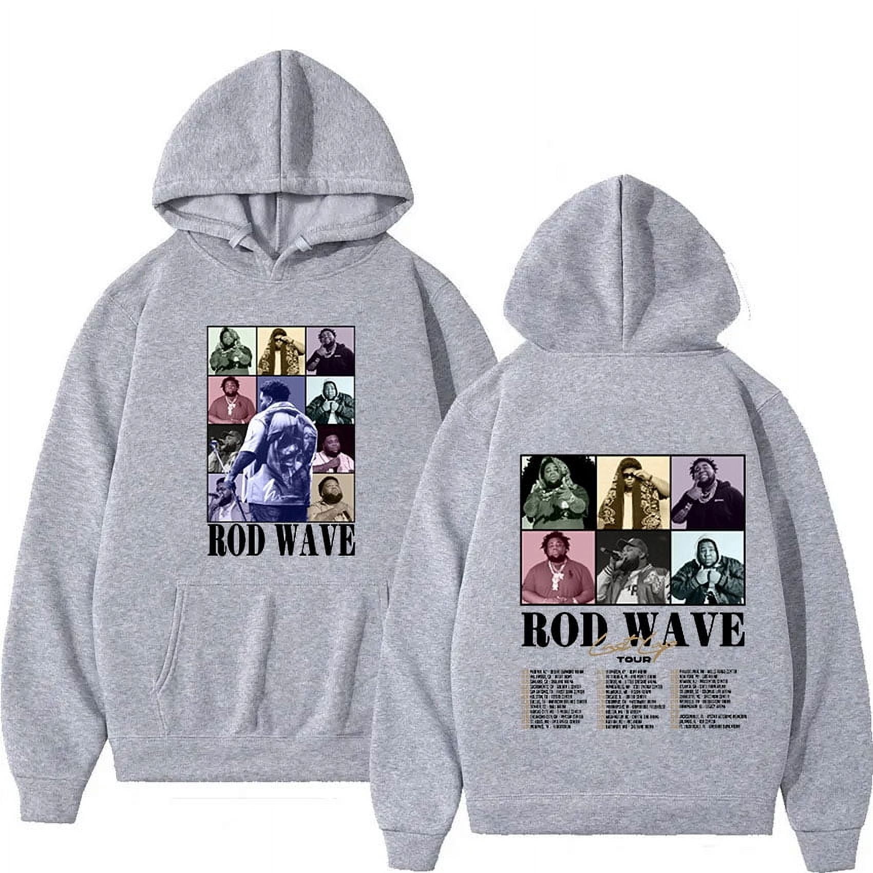 Rod Wave Last Lap Tour 2024 Graphic Hoodie Men's Hip Hop Vintage ...