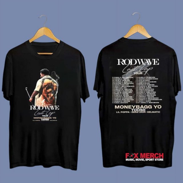 Rod Wave Last Lap Tour Concert 2024 Rap T-Shirt - Walmart.com
