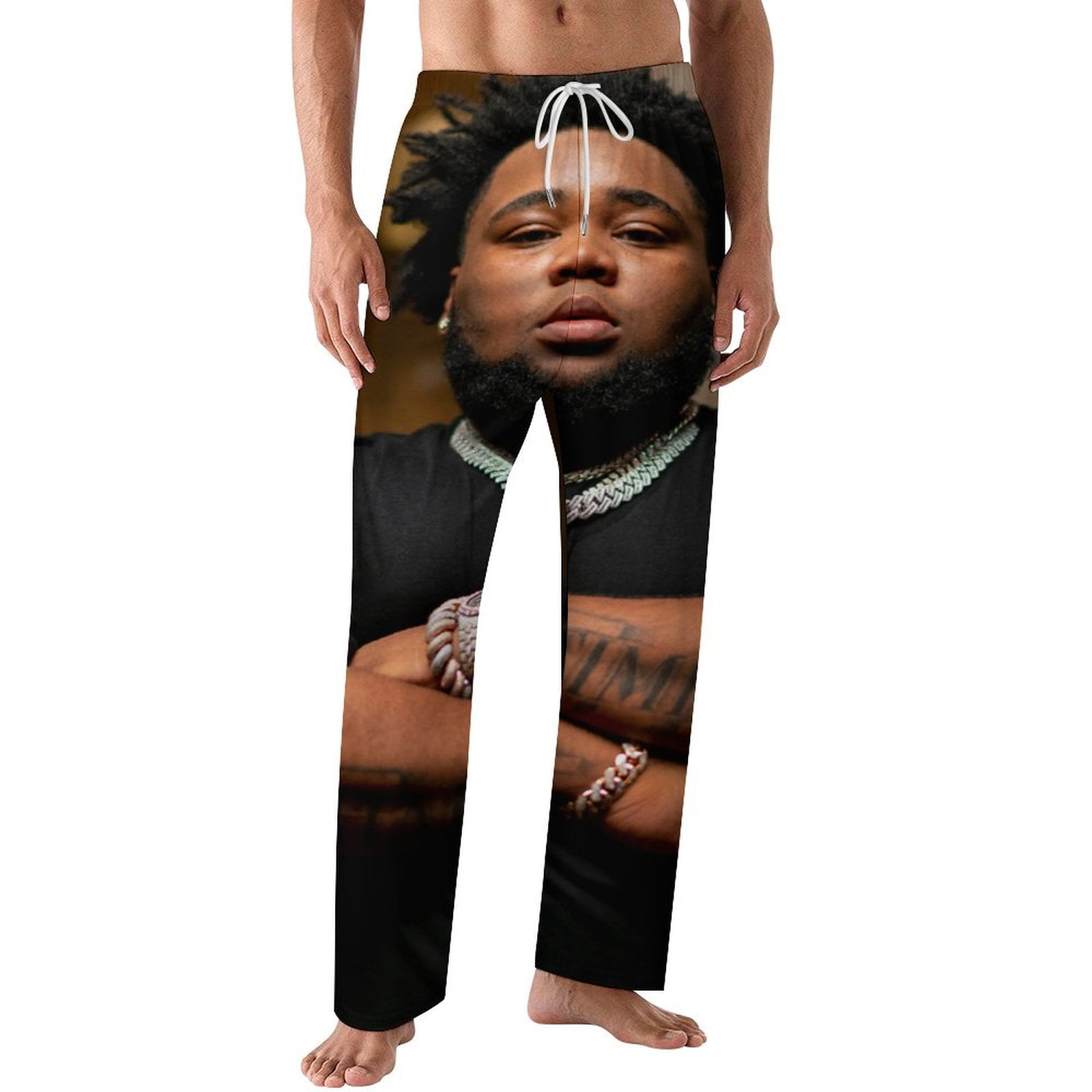 Rod Wave Men's Pajama Pants Ultra Lightweight Pjs Bottoms Sleepwear ...