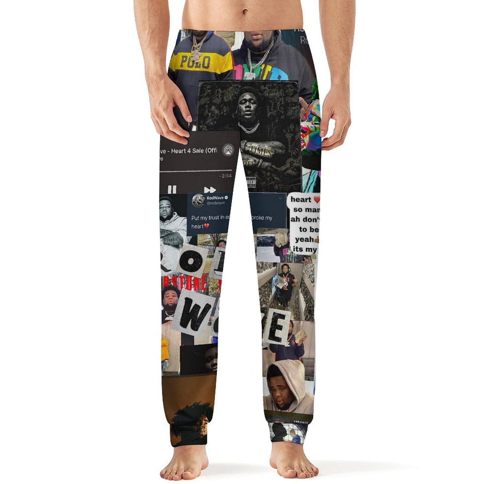 Rod Wave Men's Pajama Pants Ultra Lightweight Pjs Bottoms Sleepwear ...