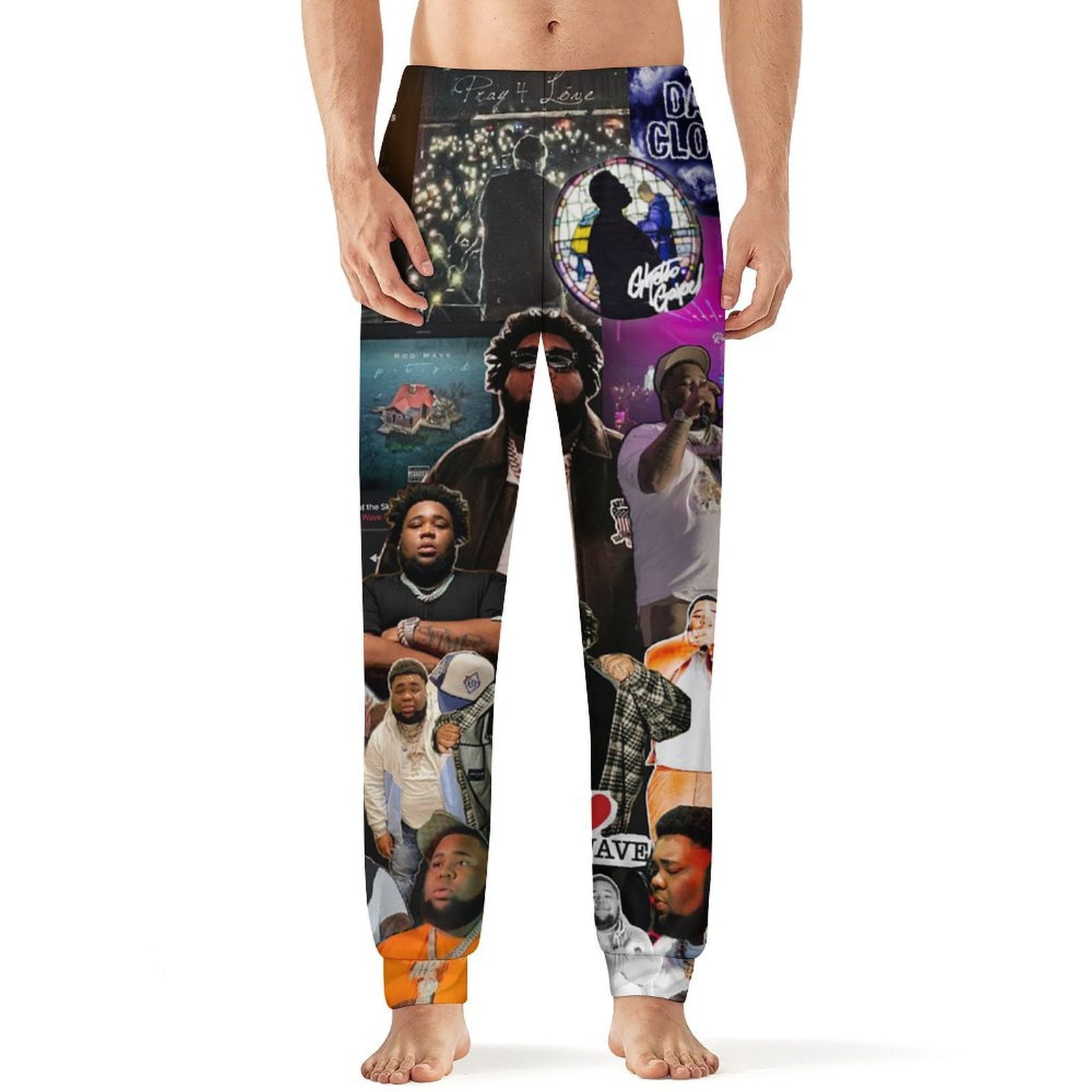 Rod Wave Men's Pajama Pants Ultra Lightweight Pjs Bottoms Sleepwear ...