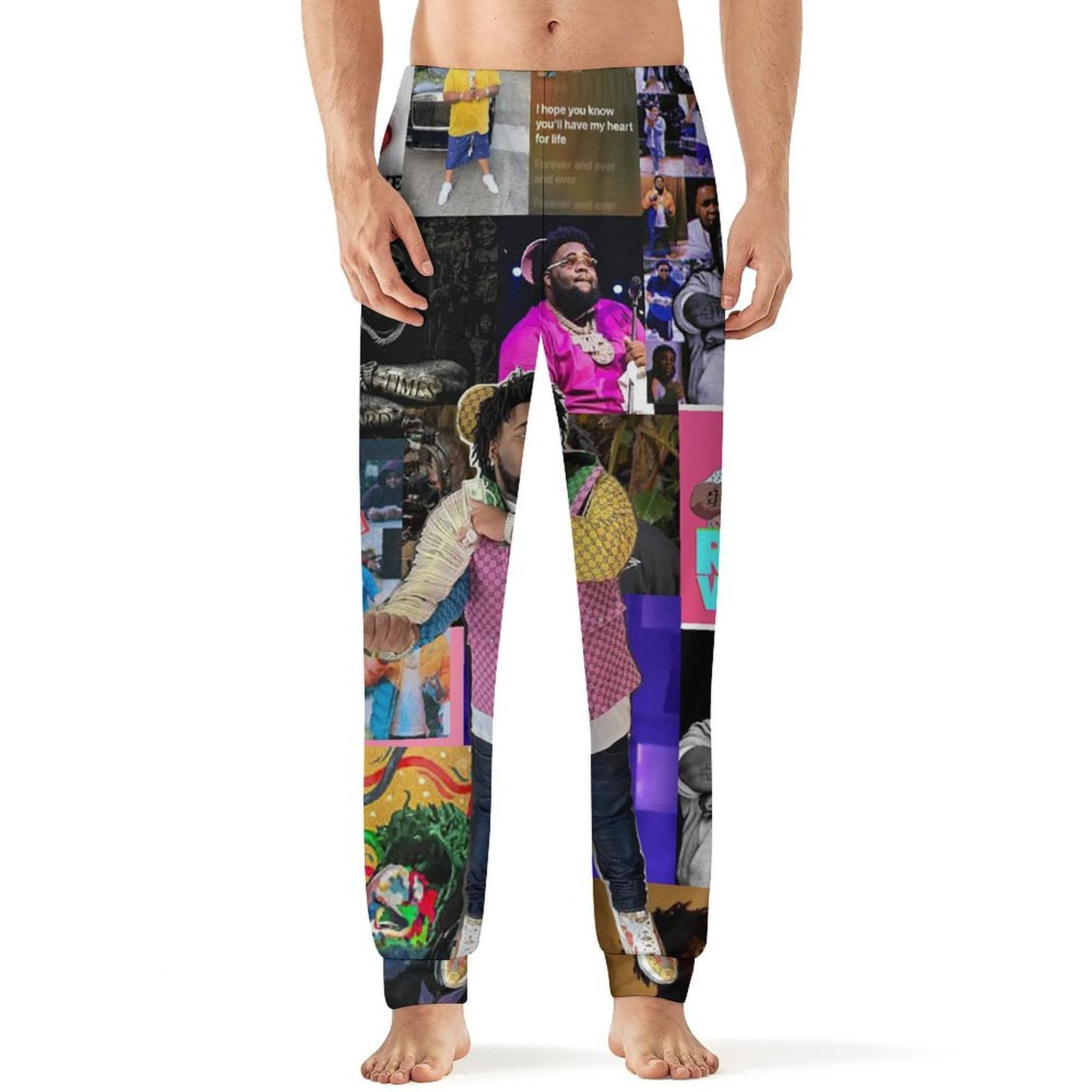 Rod Wave Men's Pajama Pants Ultra Lightweight Pjs Bottoms Sleepwear ...