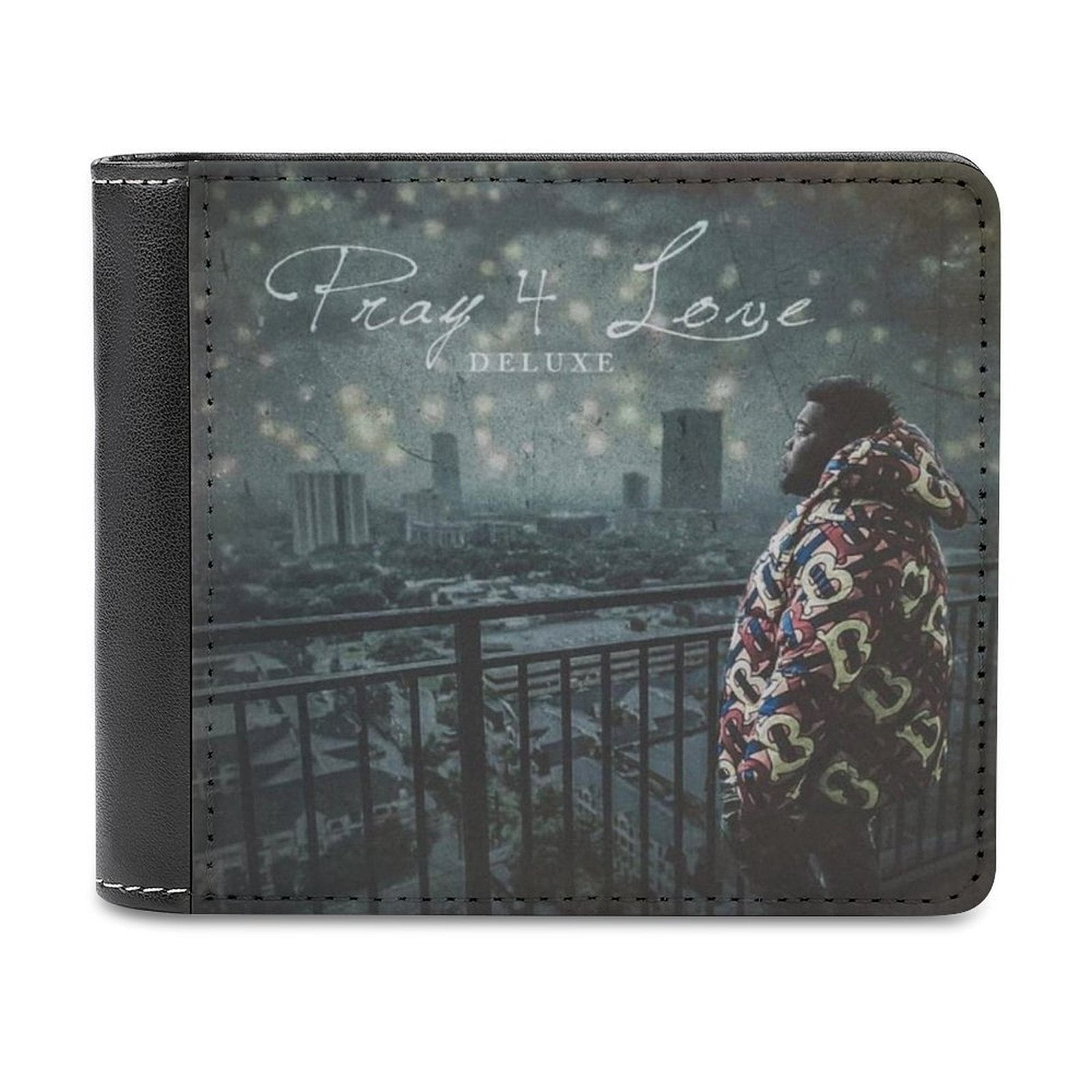 Rod Wave Mens Wallet Genuine Leather Bifold Extra Capacity Bifold ...