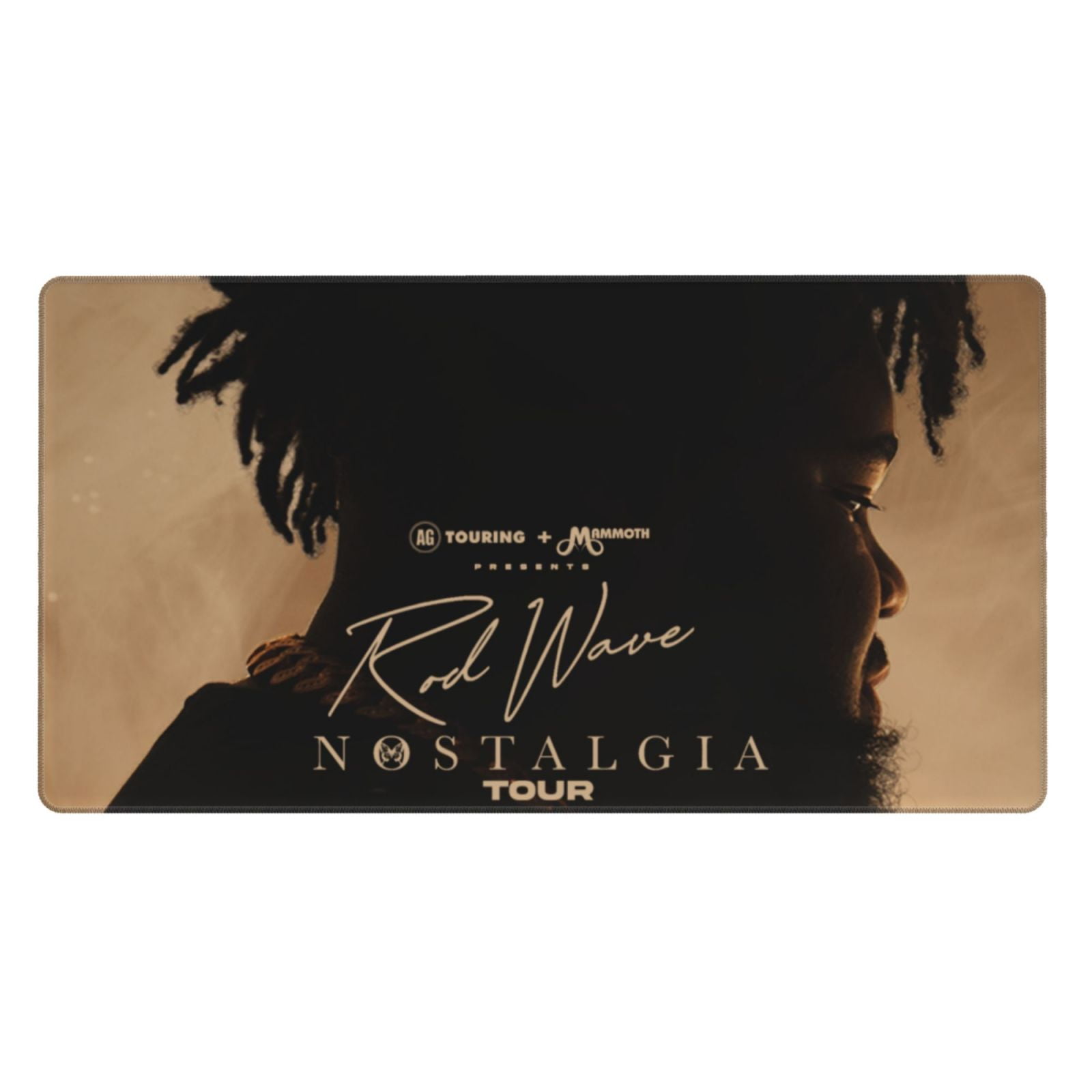 Rod Wave Mouse Pad 16x29.5 Inch Computer Keyboard Mouse Pad Waterproof ...