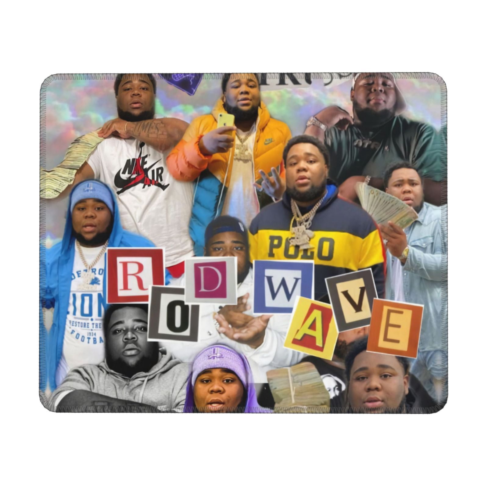 Rod Wave Mouse Pad,Small Gaming Mousepad,Non-Slip Rubber Base And ...