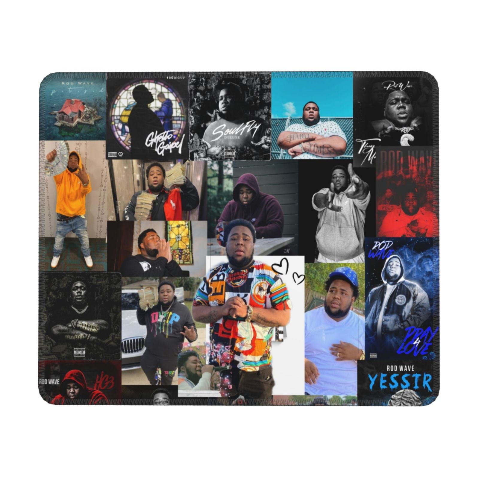 Rod Wave Mouse Pad,Small Gaming Mousepad,Non-Slip Rubber Base And ...