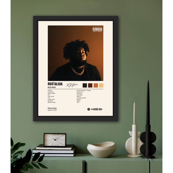 Rod Wave, Nostalgia Album Cover, Celeb, Music, Hip Hop and R&B, Cover ...