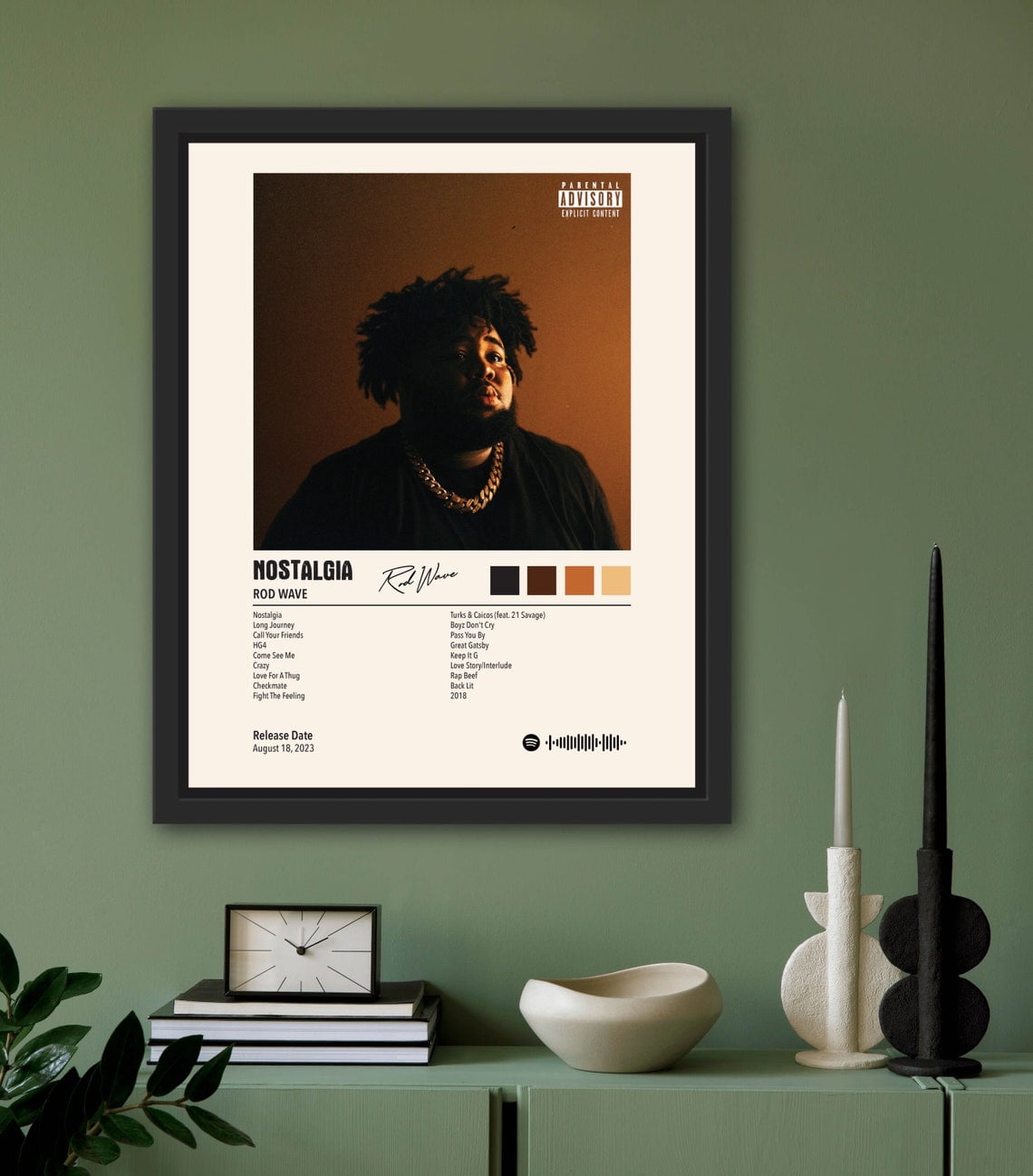 Rod Wave, Nostalgia Album Cover, Celeb, Music, Hip Hop and R&B, Cover ...