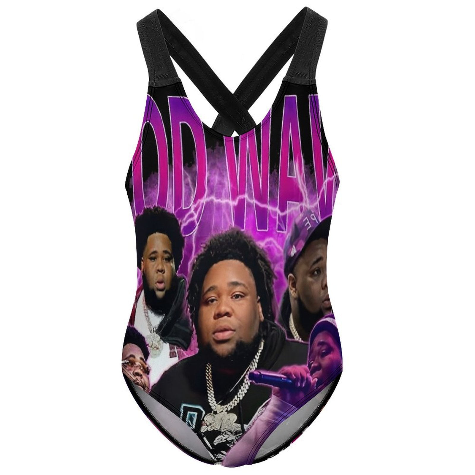 Rod Wave One Piece Swimsuits For Girls Quick Dry Swimwear Bathing Suit ...