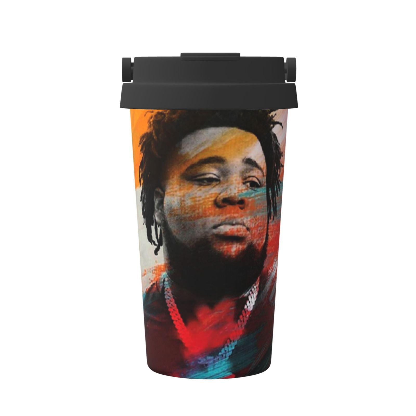 Rod Wave Portable Insulated Coffee Mug Unisex Thermos Cup Stainless ...