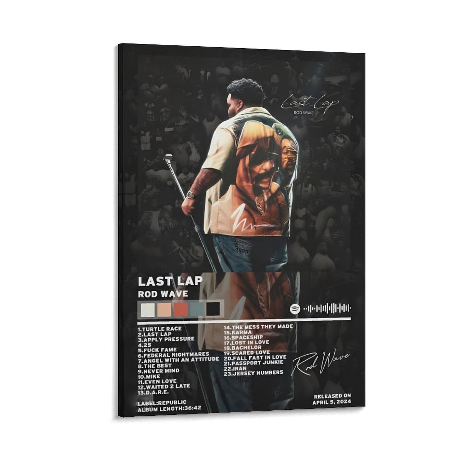 Rod Wave Poster (13) Poster Decorative Painting Canvas Wall Art Living ...