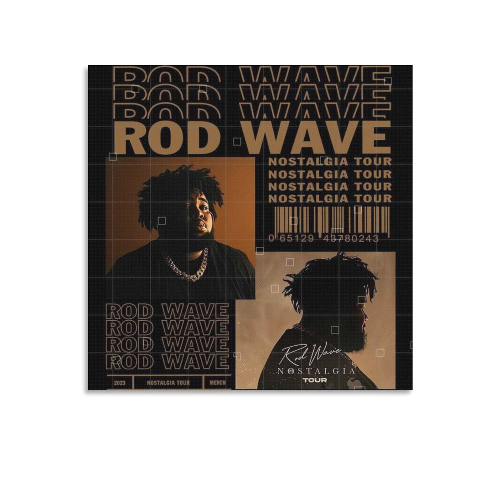 Rod Wave Poster (25) Canvas Art Poster and Wall Art Picture Print ...