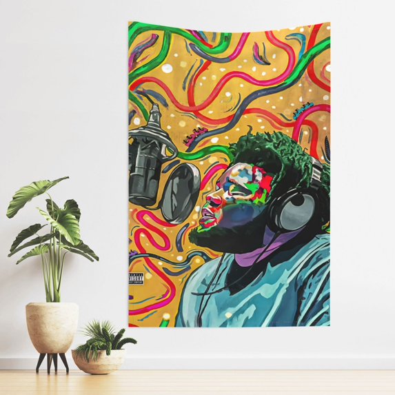 Rod Wave Poster Banner, Rod Wave Tapestry, Personal Peach Skin Poster ...