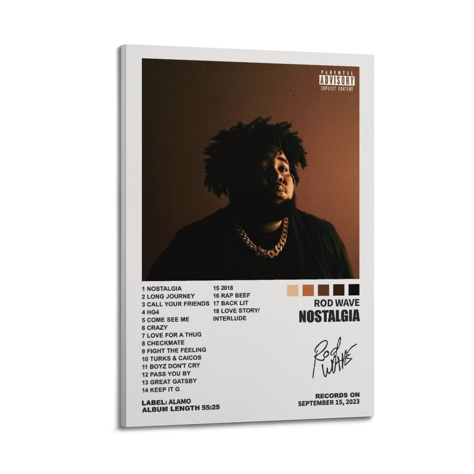 Rod Wave Poster Rod Wave Album Cover Posters Anime Star Music Picture ...