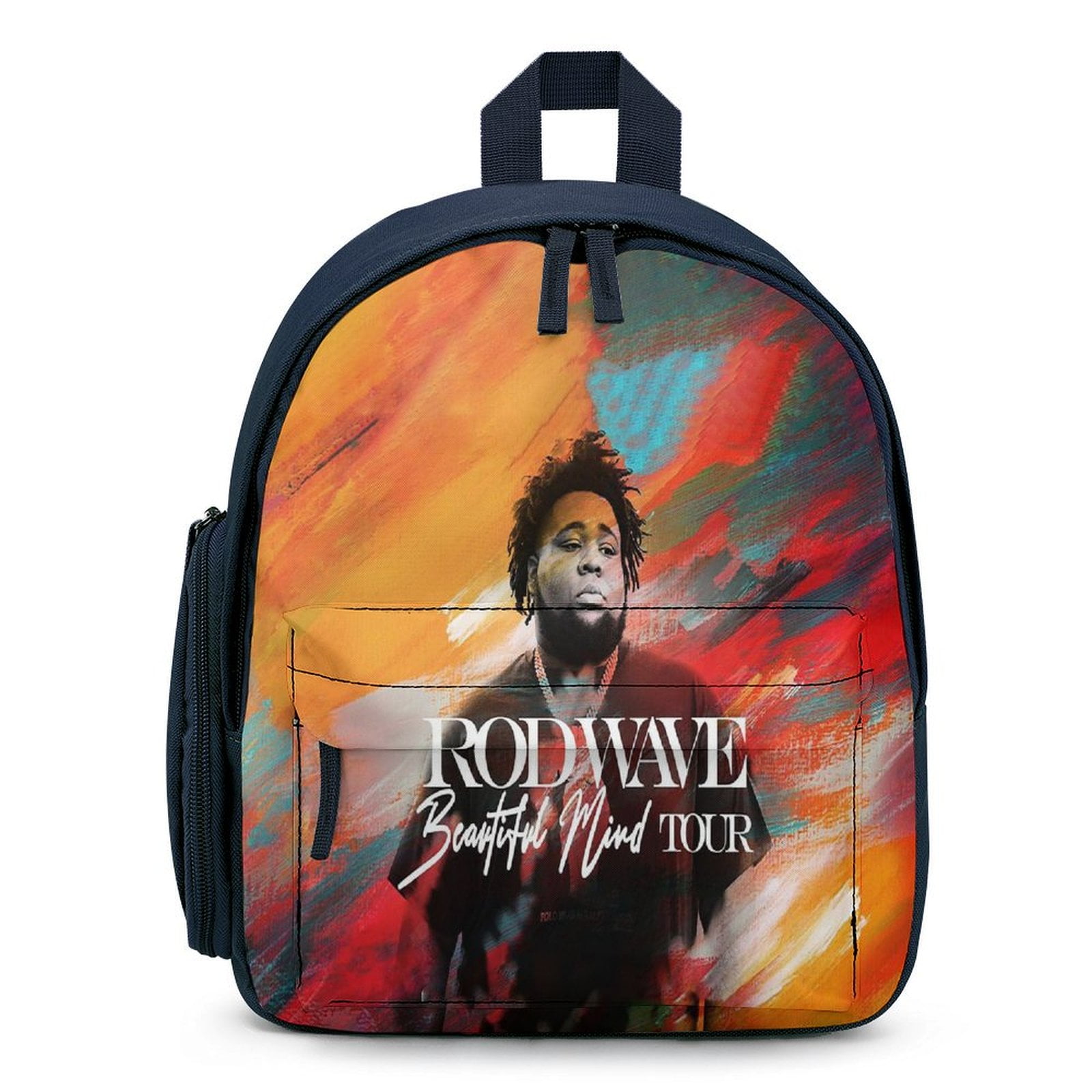 Rod Wave Backpack with Chest Strap Small Backpack Bookbag 12in ...