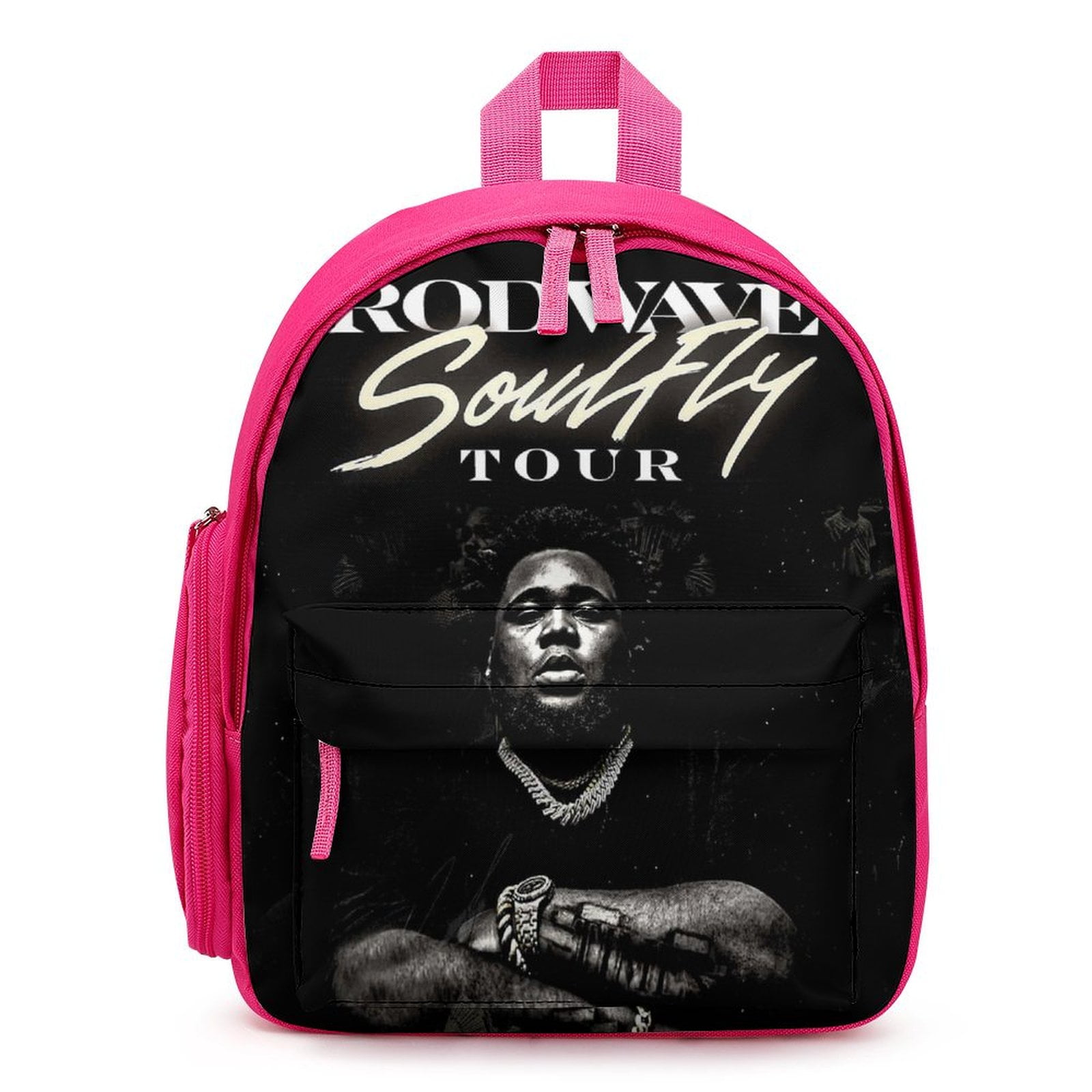 Rod Wave Backpack with Chest Strap Small Backpack Bookbag 12in ...