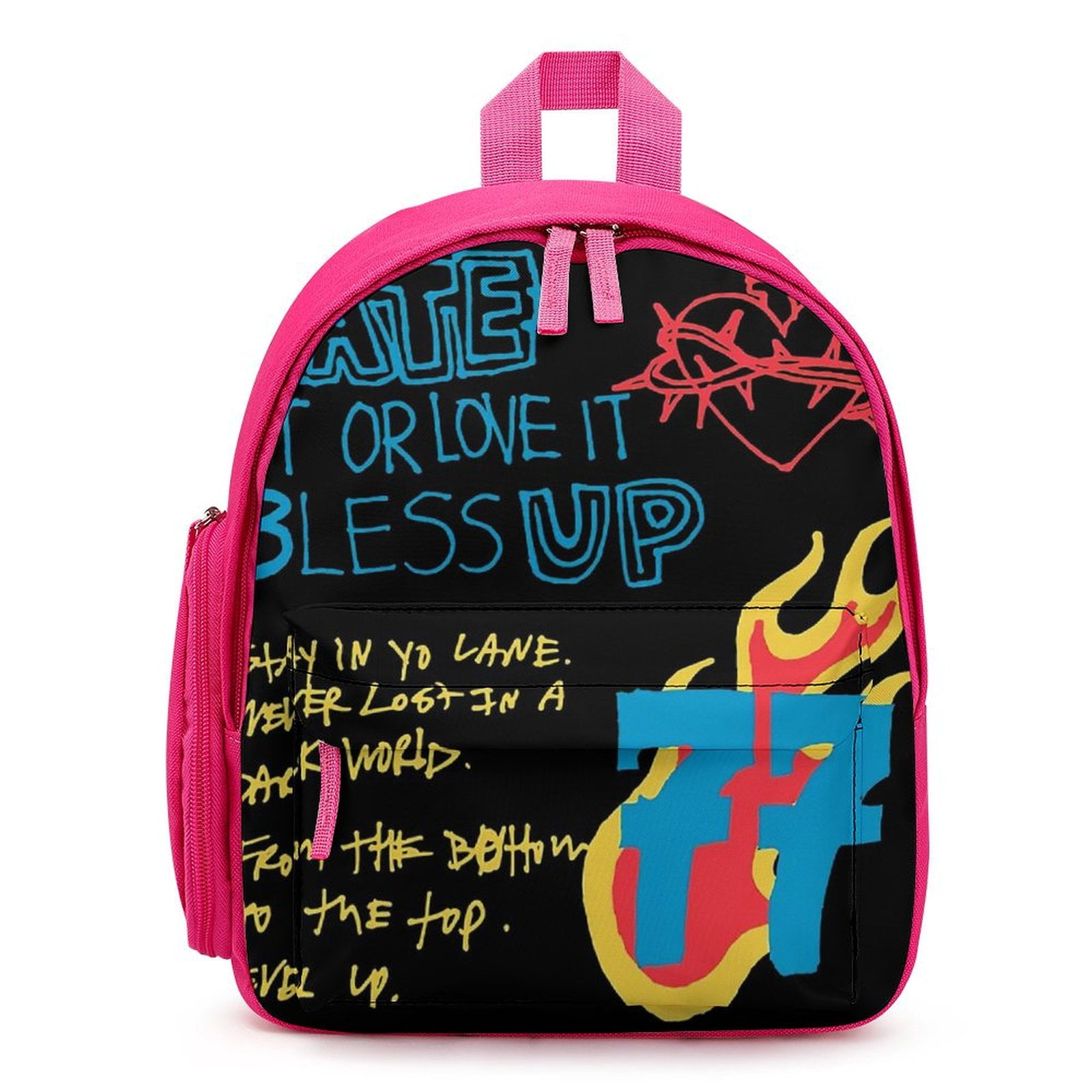 Rod Wave Backpack with Chest Strap Small Backpack Bookbag 12in ...