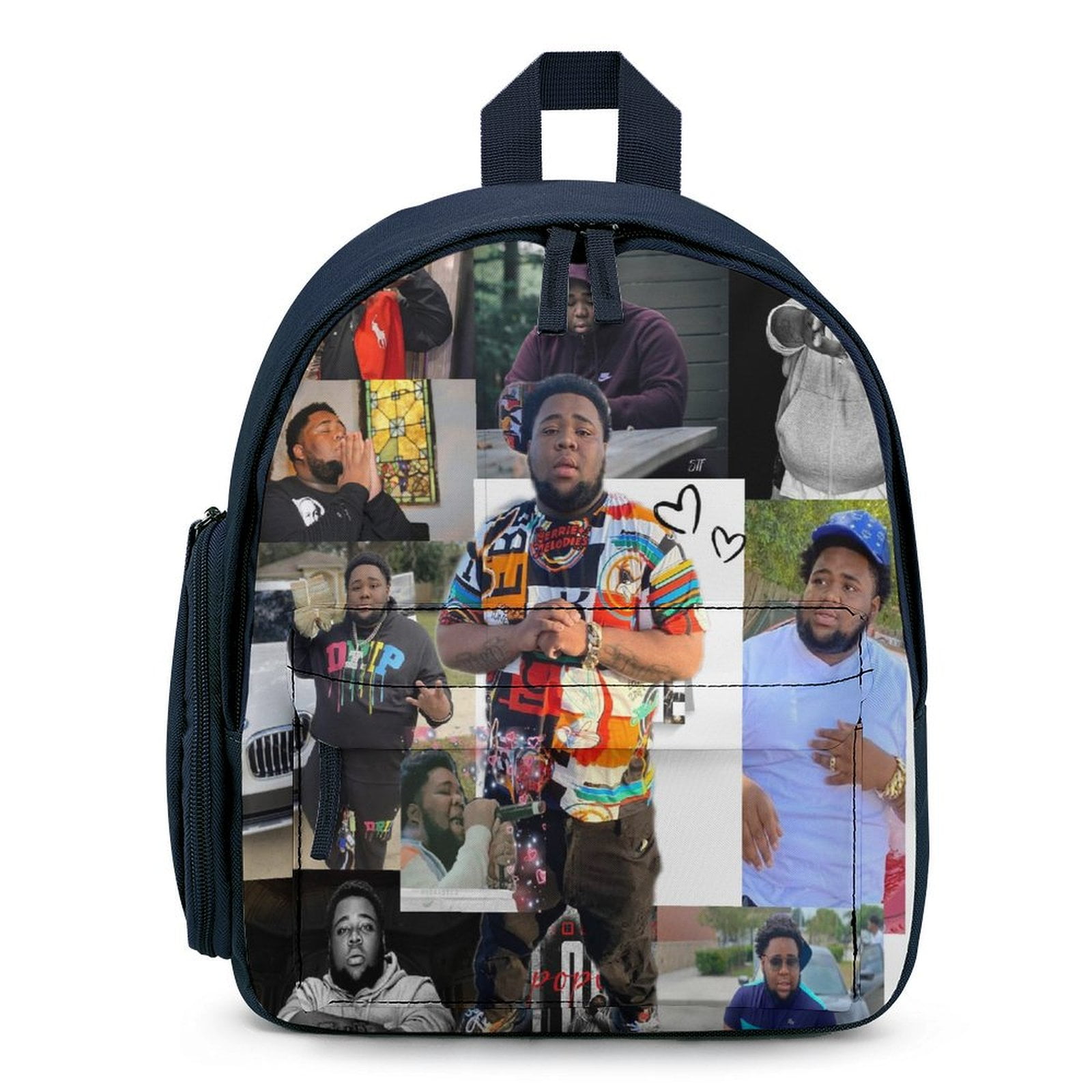 Rod Wave Backpack with Chest Strap Small Backpack Bookbag 12in ...