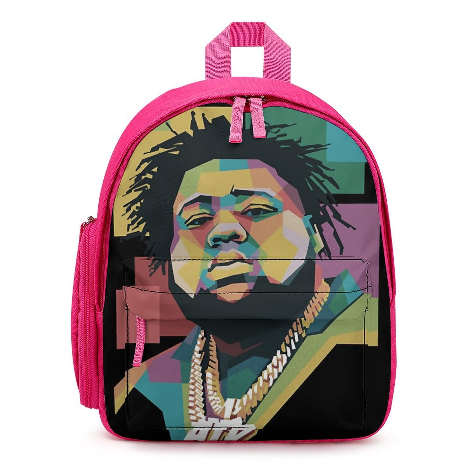 Rod Wave Backpack with Chest Strap Small Backpack Bookbag 12in ...