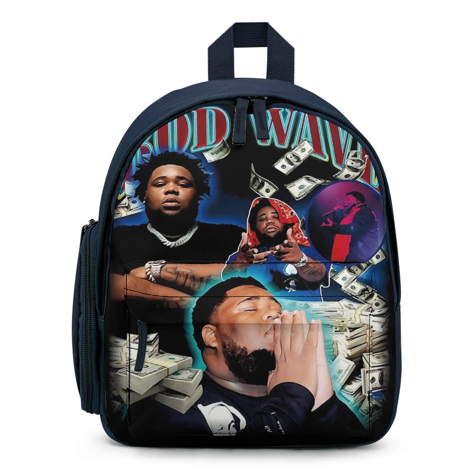 Rod Wave Backpack with Chest Strap Small Backpack Bookbag 12in ...