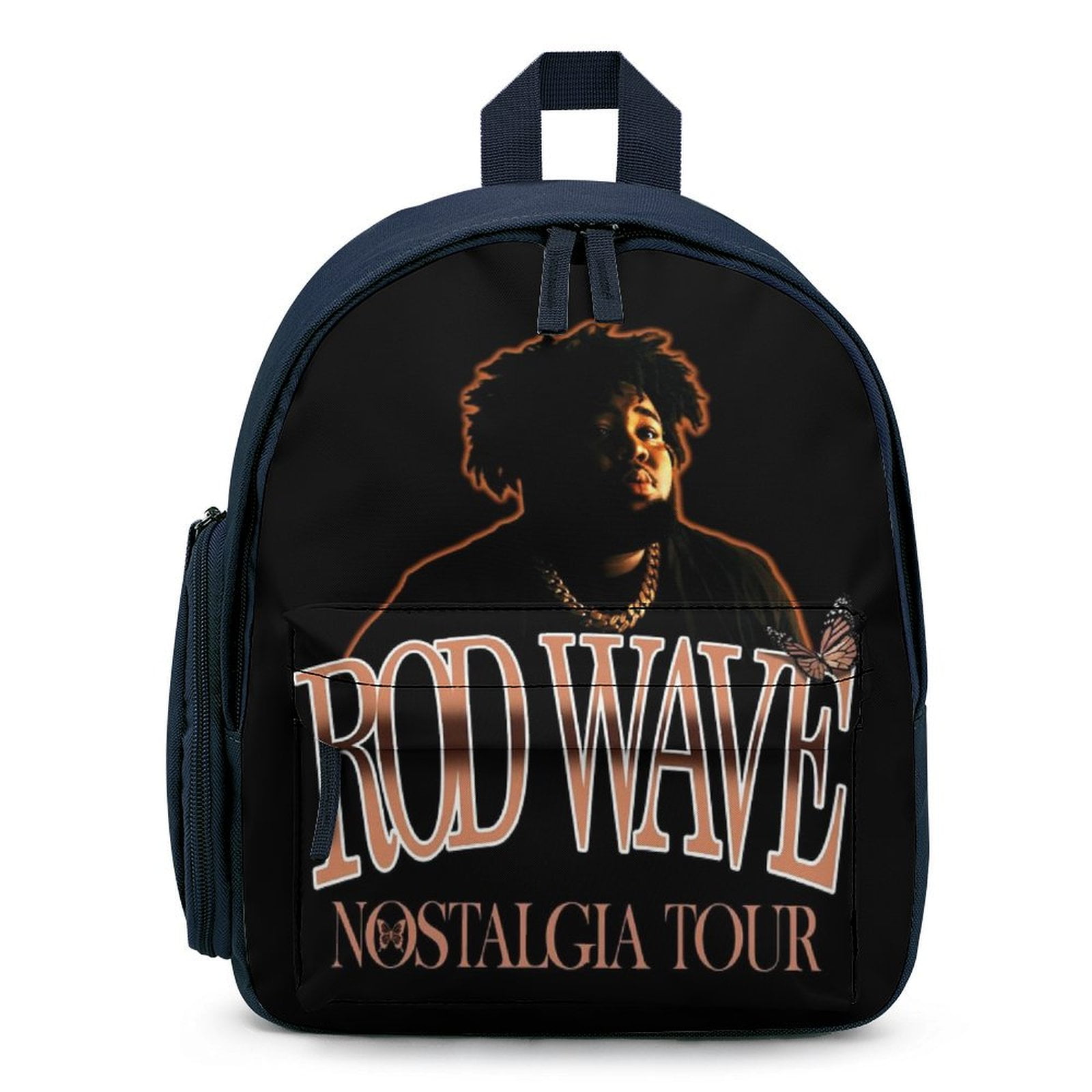 Rod Wave Backpack with Chest Strap Small Backpack Bookbag 12in ...