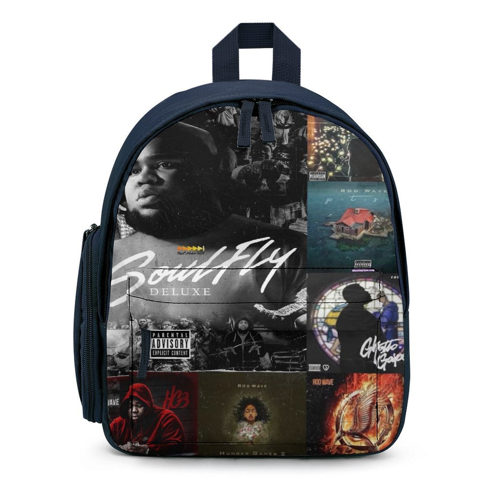 Rod Wave Backpack with Chest Strap Small Backpack Bookbag 12in ...