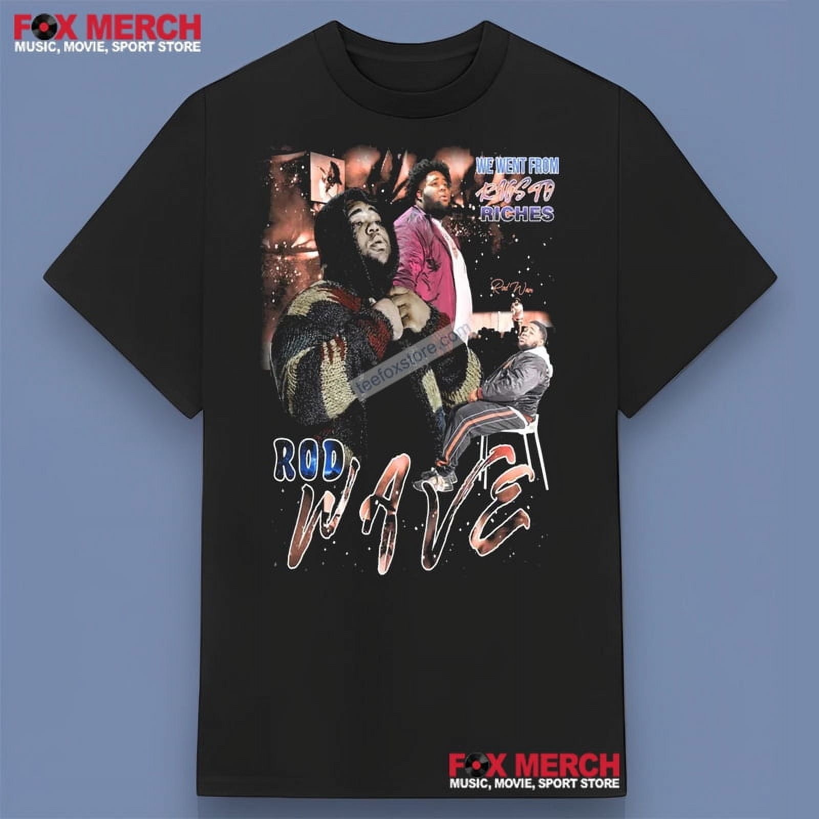 Rod Wave – Rags2Riches Music Rap T-Shirts - Walmart.com