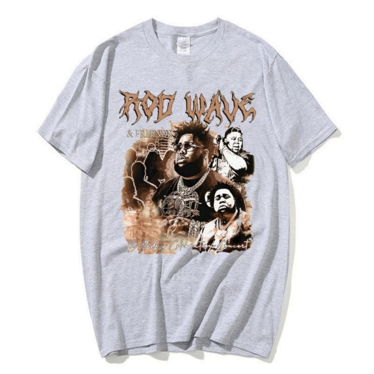 Rod Wave Rapper Nostalgia Tour T Shirt Face Vintage Merch Concert ...