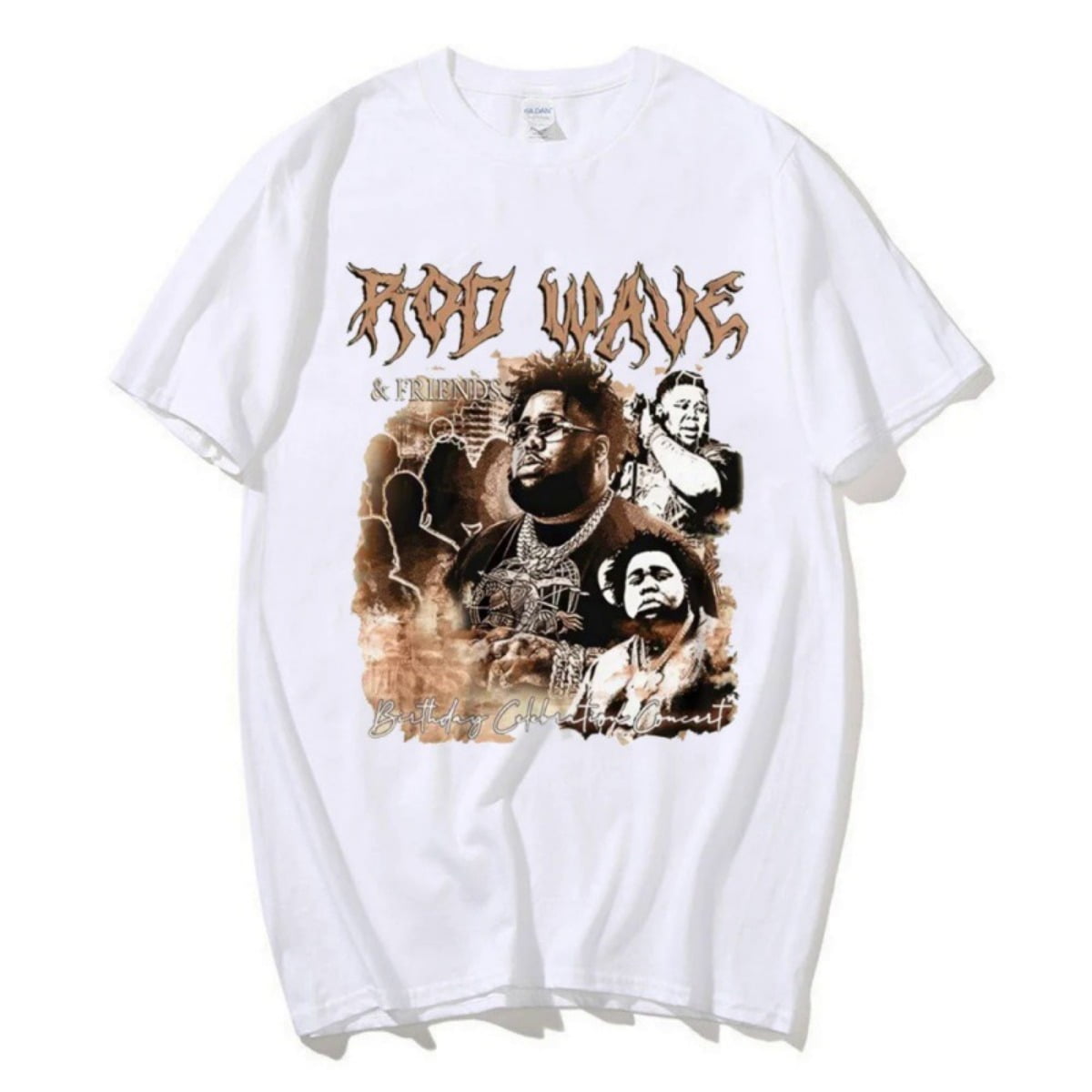 Rod Wave Rapper Nostalgia Tour T Shirt Face Vintage Merch Concert ...