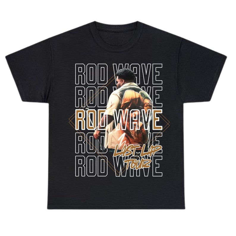 Rod Wave Rapper TShirt, Last Lap Tour 2024 Hoodie Sweathirt Concert ...