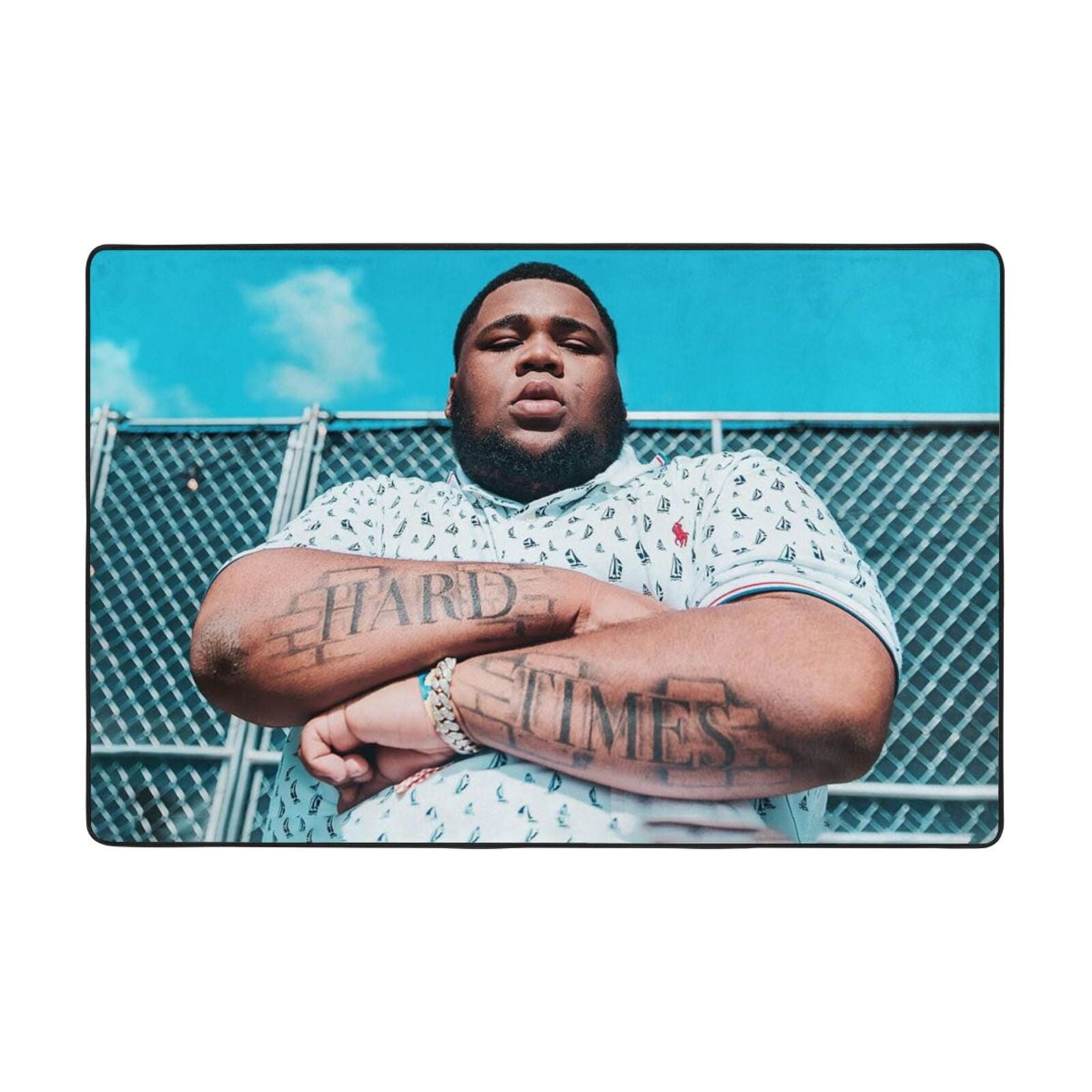 Rod Wave Rug Non-Slip Locking Edge Carpet Thickened Large Size Door Mat ...