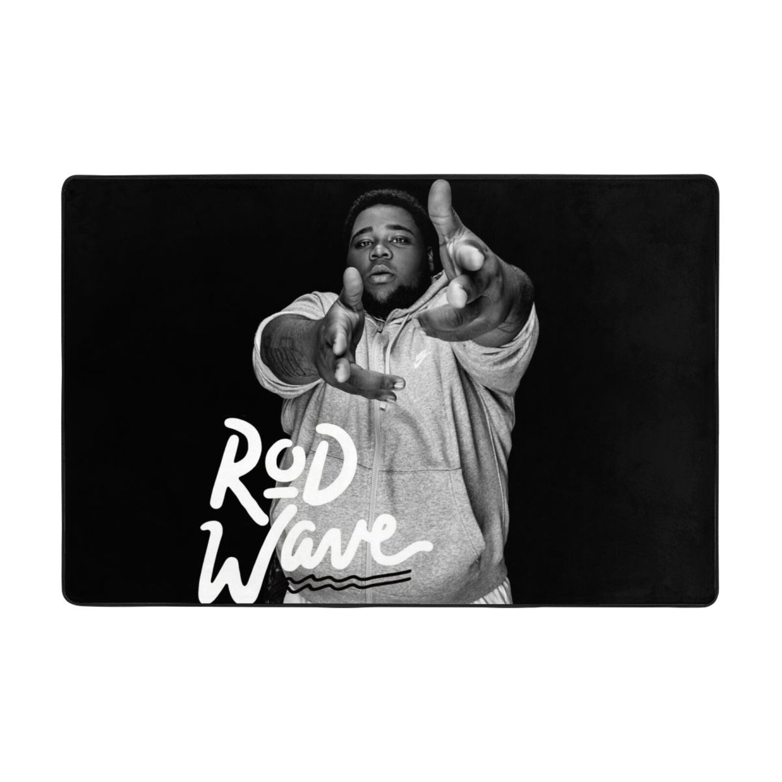 Rod Wave Rug Non-Slip Locking Edge Carpet Thickened Large Size Door Mat ...