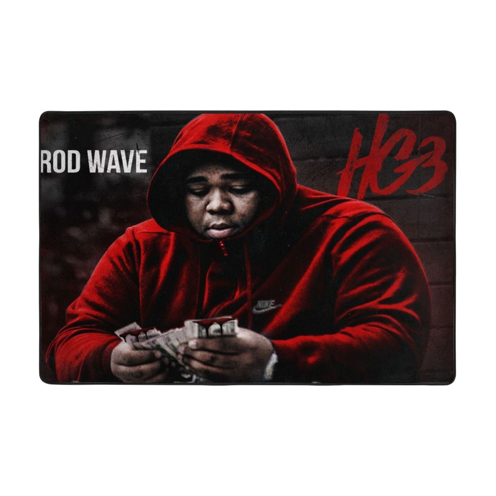 Rod Wave Rug Non-Slip Locking Edge Carpet Thickened Large Size Door Mat ...