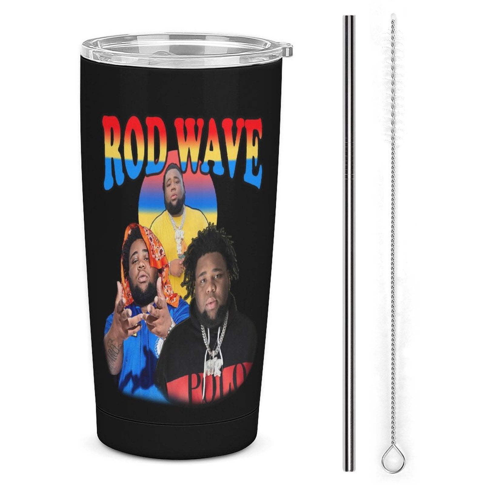 Rod Wave Singer Stainless Steel Car Cup Thermal Vacuum Insulation Mug ...