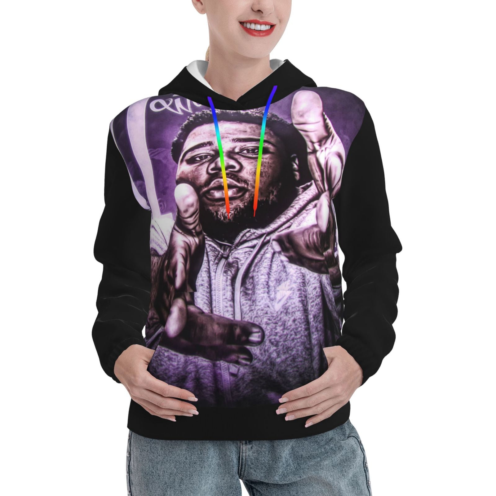 Rod Wave Singer Women's Hoodies Sweatshirt Daily Pullover Novelty ...