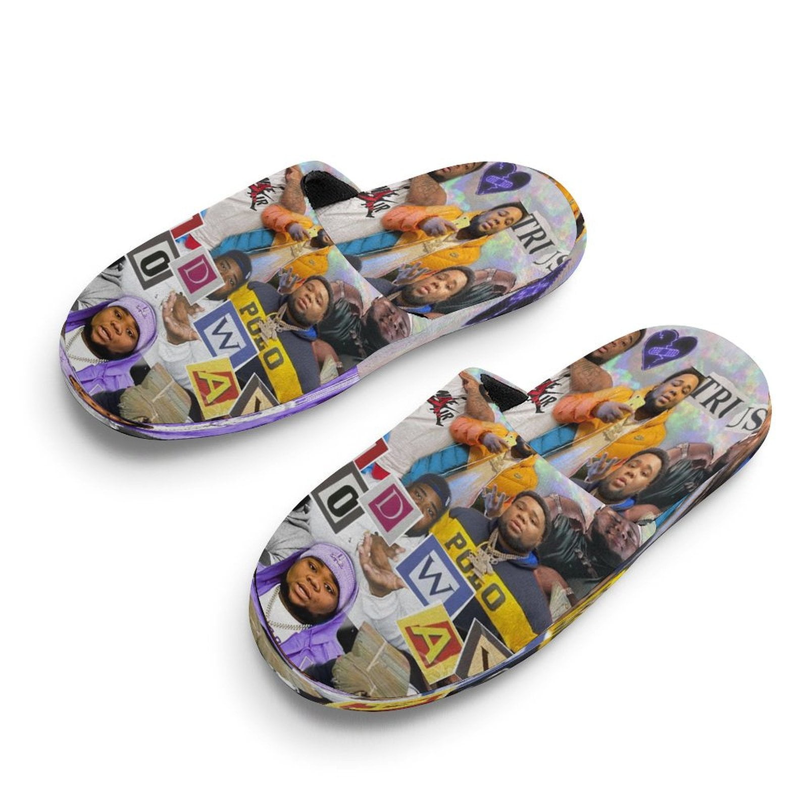 Rod Wave Slippers for Kid Soft Slippers Slip-On Print Outdoor Home ...