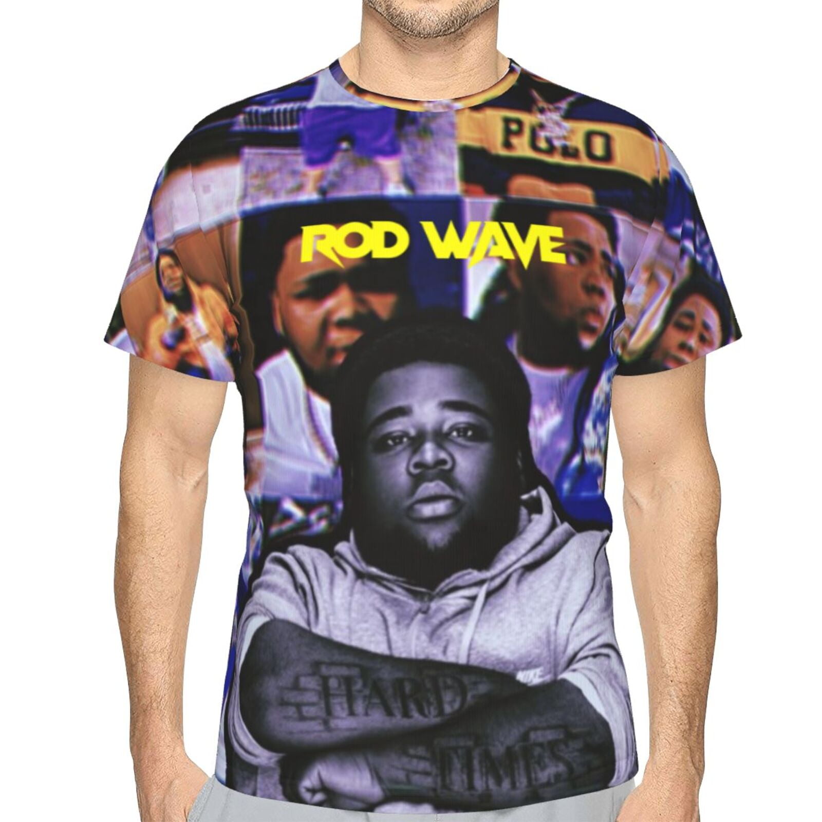 Rod Wave T Shirt 3D Printed Crewneck Graphic Short Sleeve Tees for Mens ...