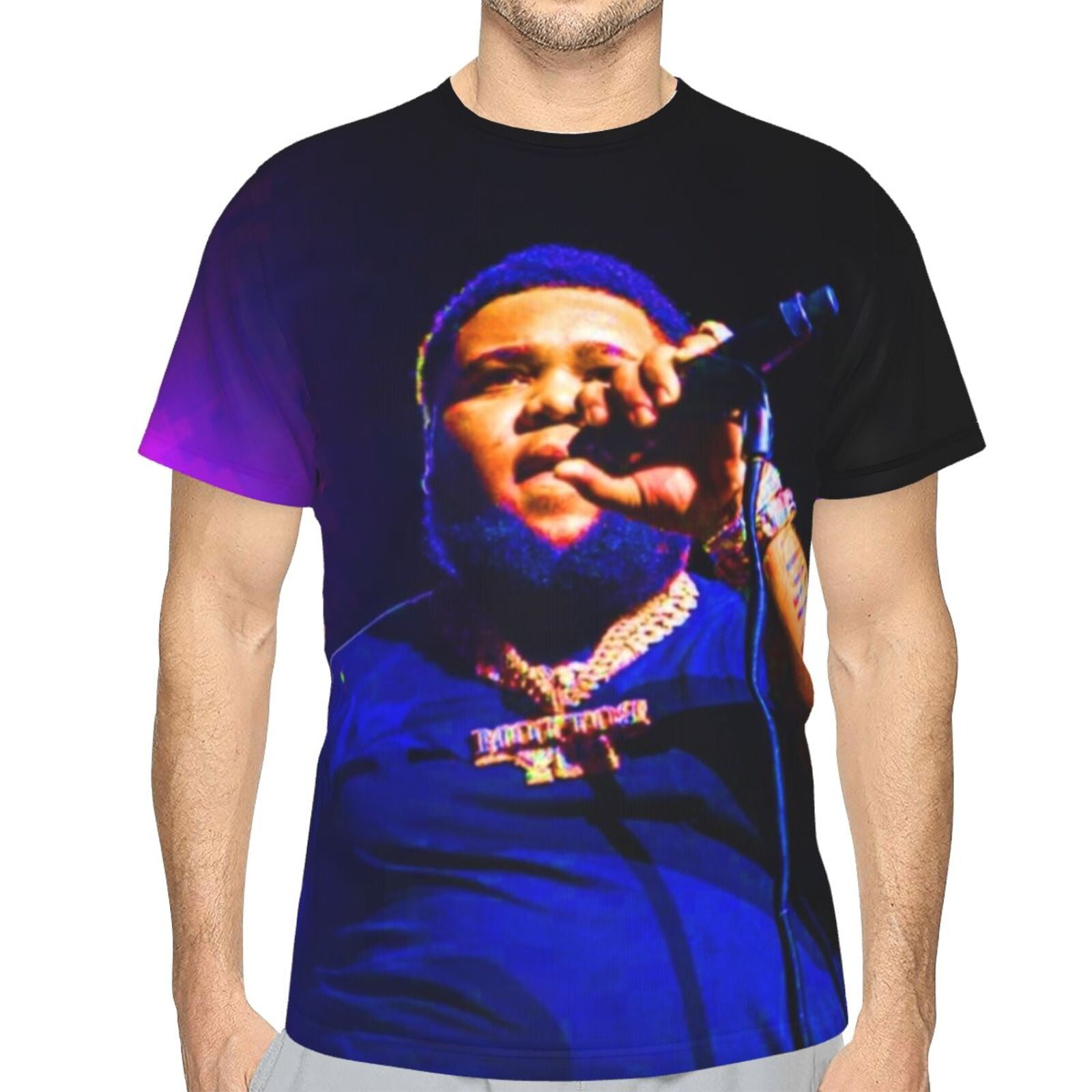 Rod Wave T Shirt 3D Printed Crewneck Graphic Short Sleeve Tees for Mens ...