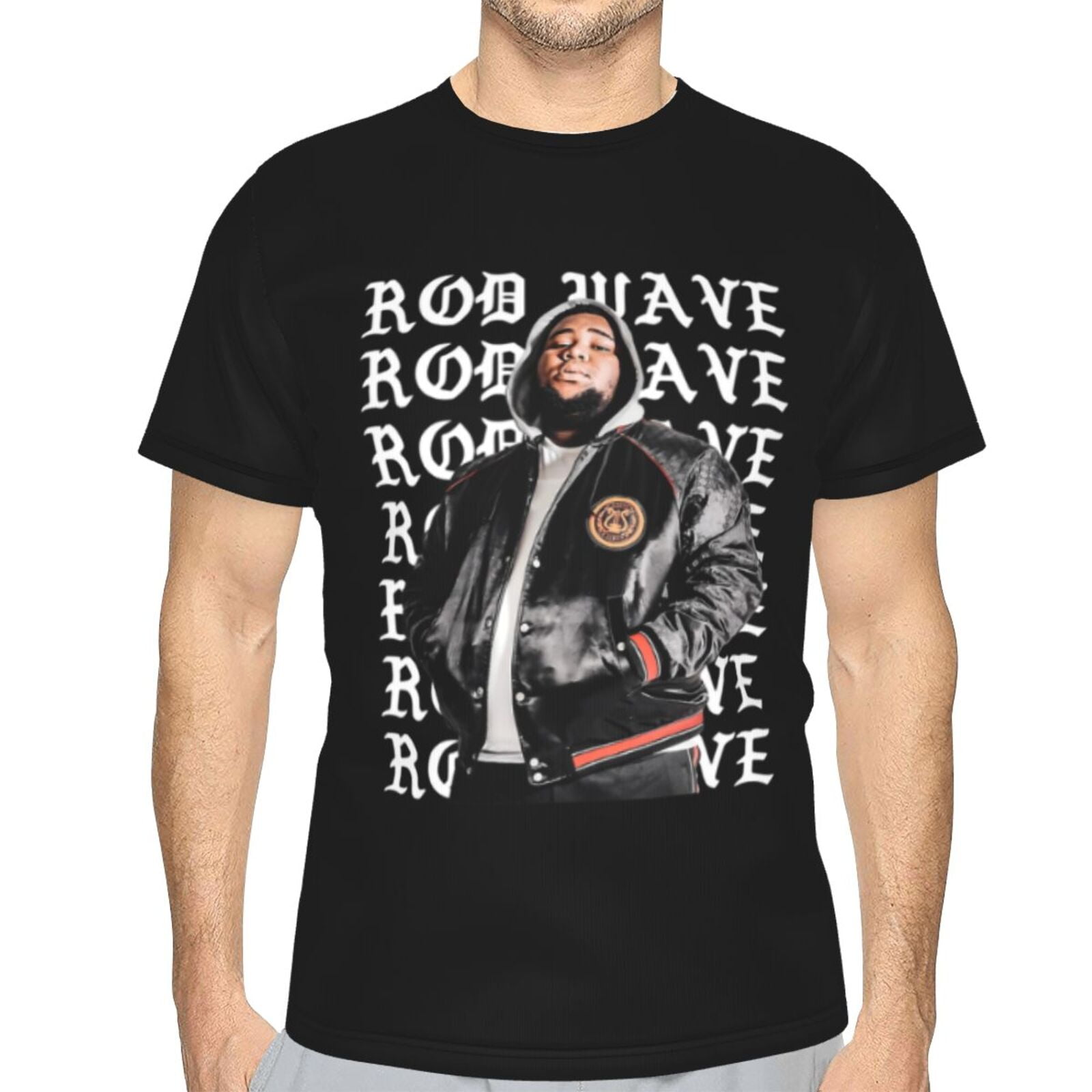 Rod Wave T Shirt 3D Printed Crewneck Graphic Short Sleeve Tees for Mens ...