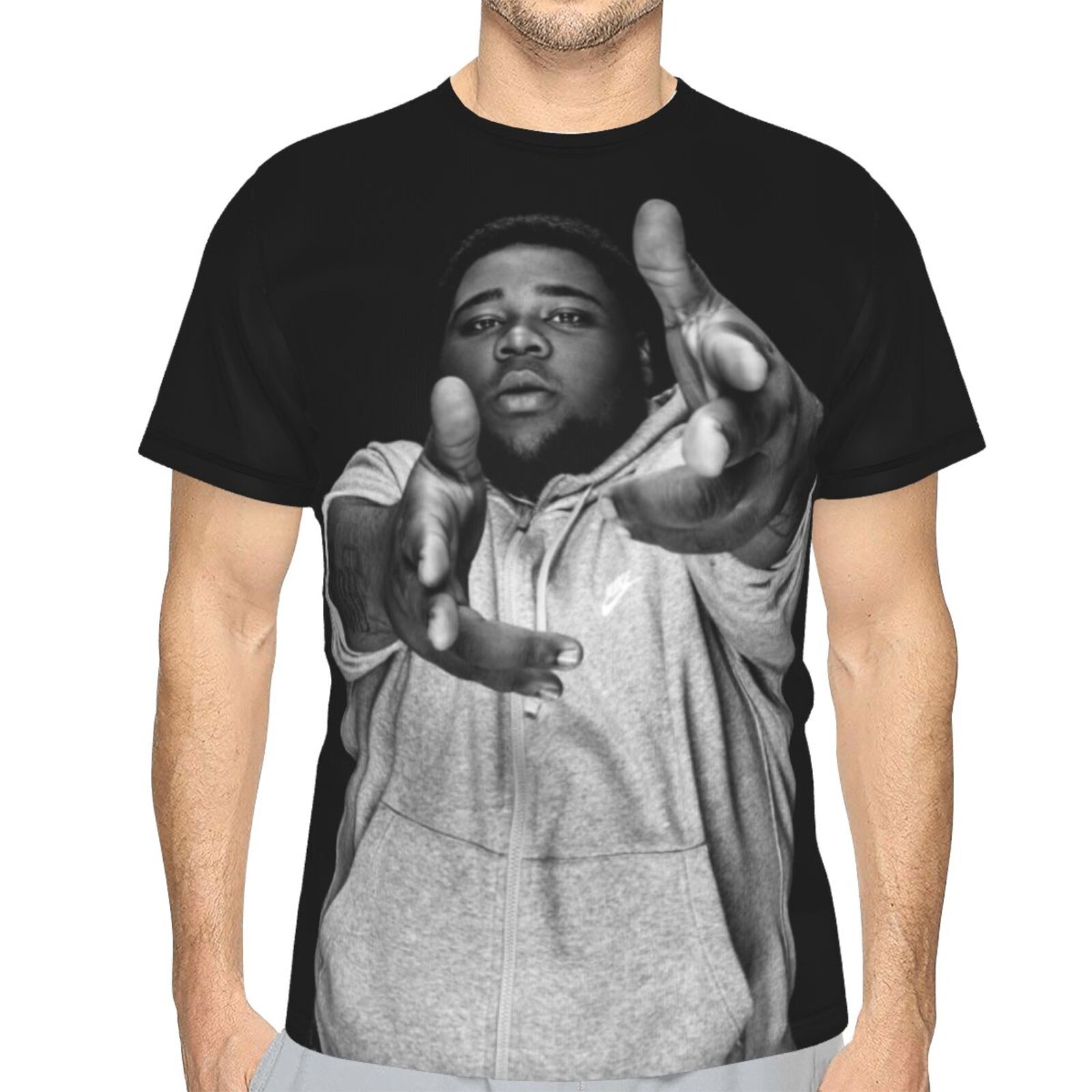 Rod Wave T Shirt 3D Printed Crewneck Graphic Short Sleeve Tees for Mens ...