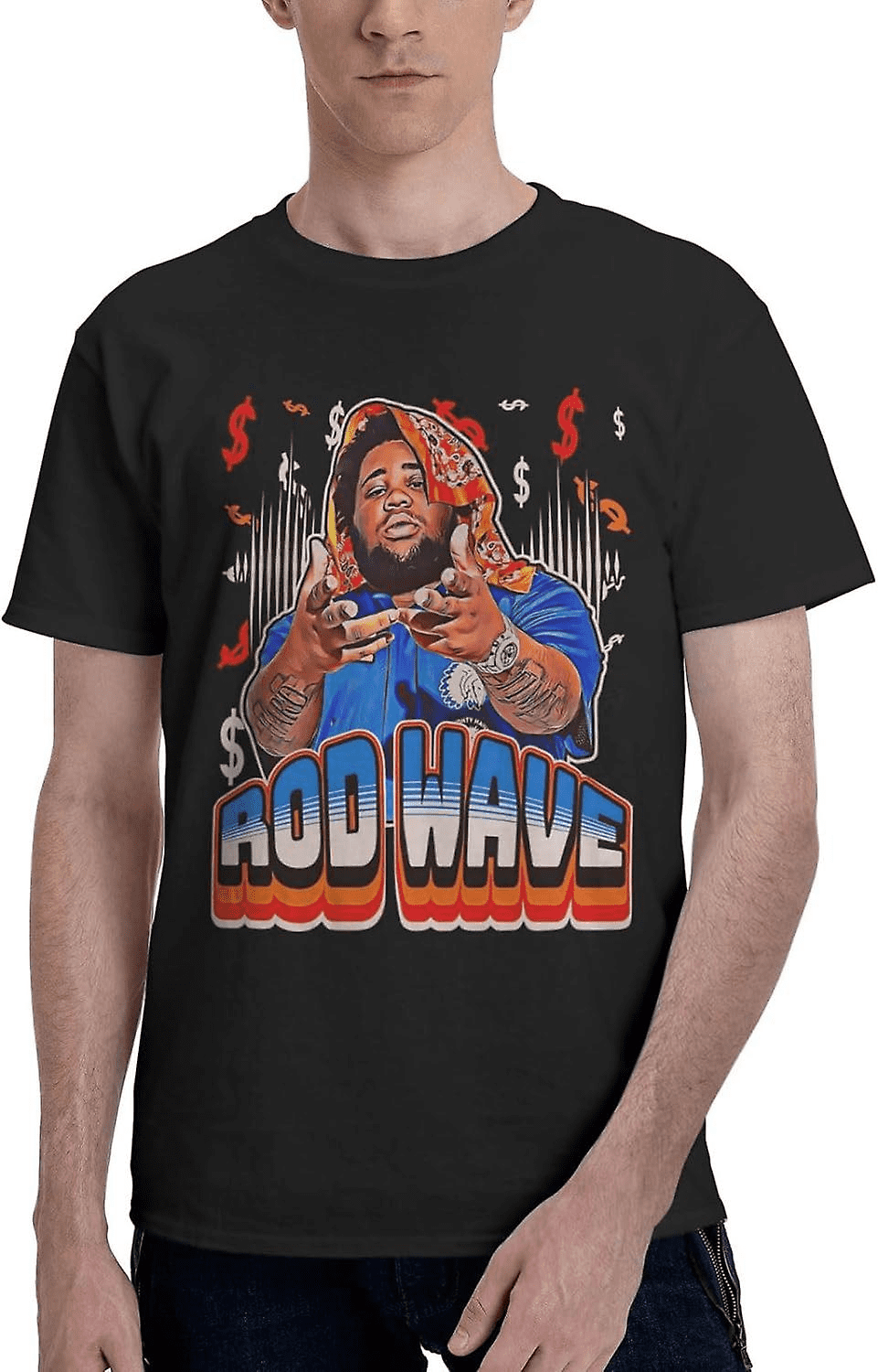 Rod Wave T-Shirt - Rod Wave Homage Graphic Tee - Rod Wave Fan Made ...