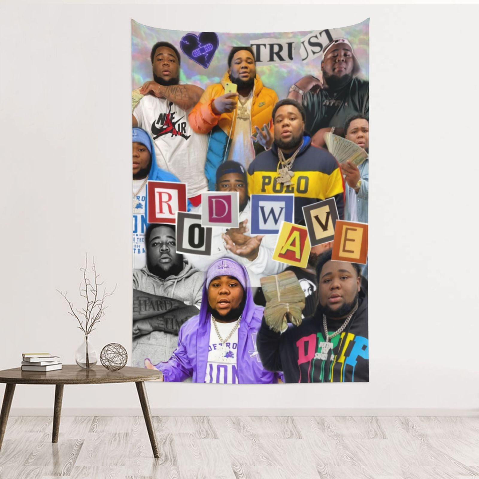 Rod Wave Tapestry Wall Hanging Home Decoration Wall Blanket Dormitory ...