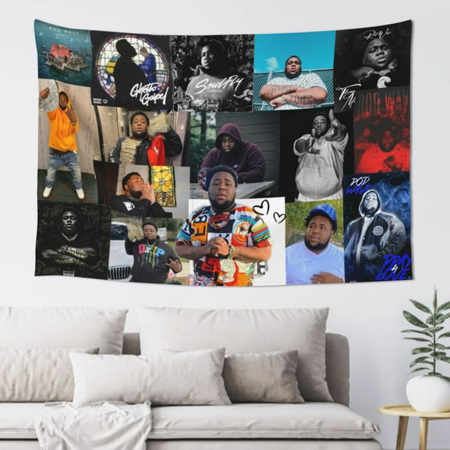 Rod Wave Tapestry Wall Hanging Home Decoration Wall Blanket Dormitory ...