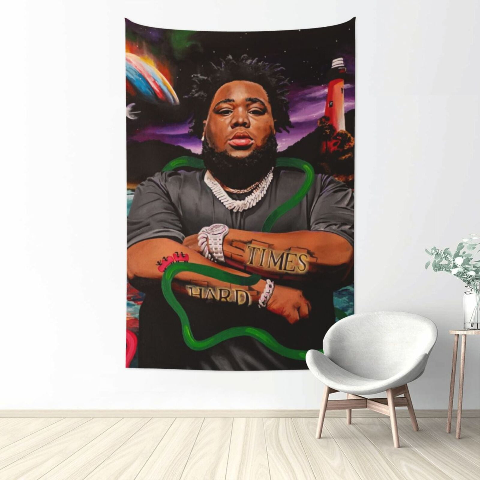 Rod Wave Tapestry Wall Hanging Wall Art Decor Wall Tapestry For Living ...