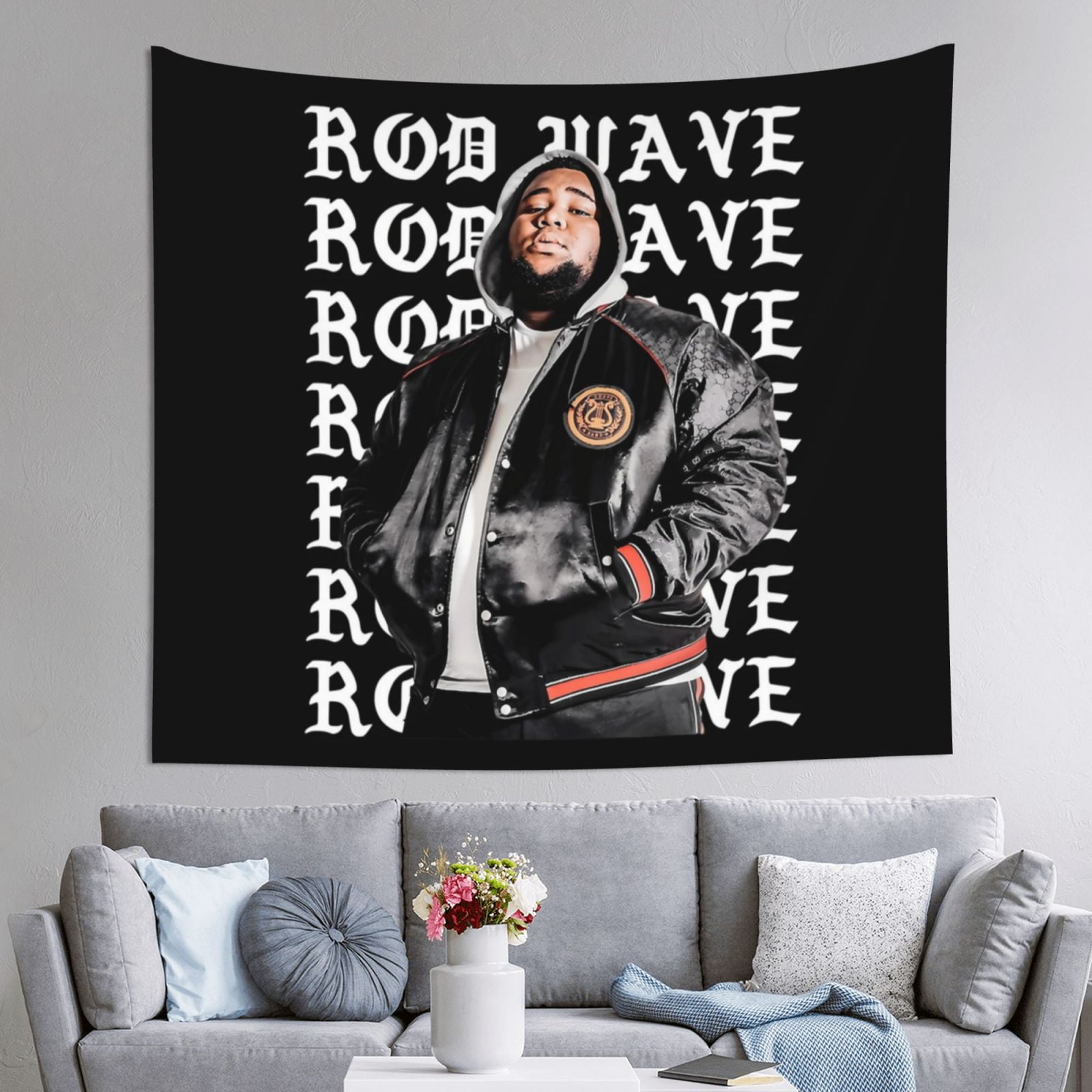 Rod Wave Tapestry Wall Hanging Wall Art Decor Wall Tapestry For Living ...