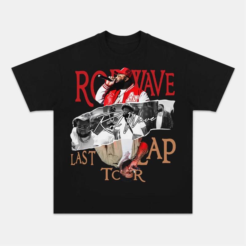 Rod Wave The Last Lap 2024 Tour T Concert Edition Unisex Comfort Tee T ...