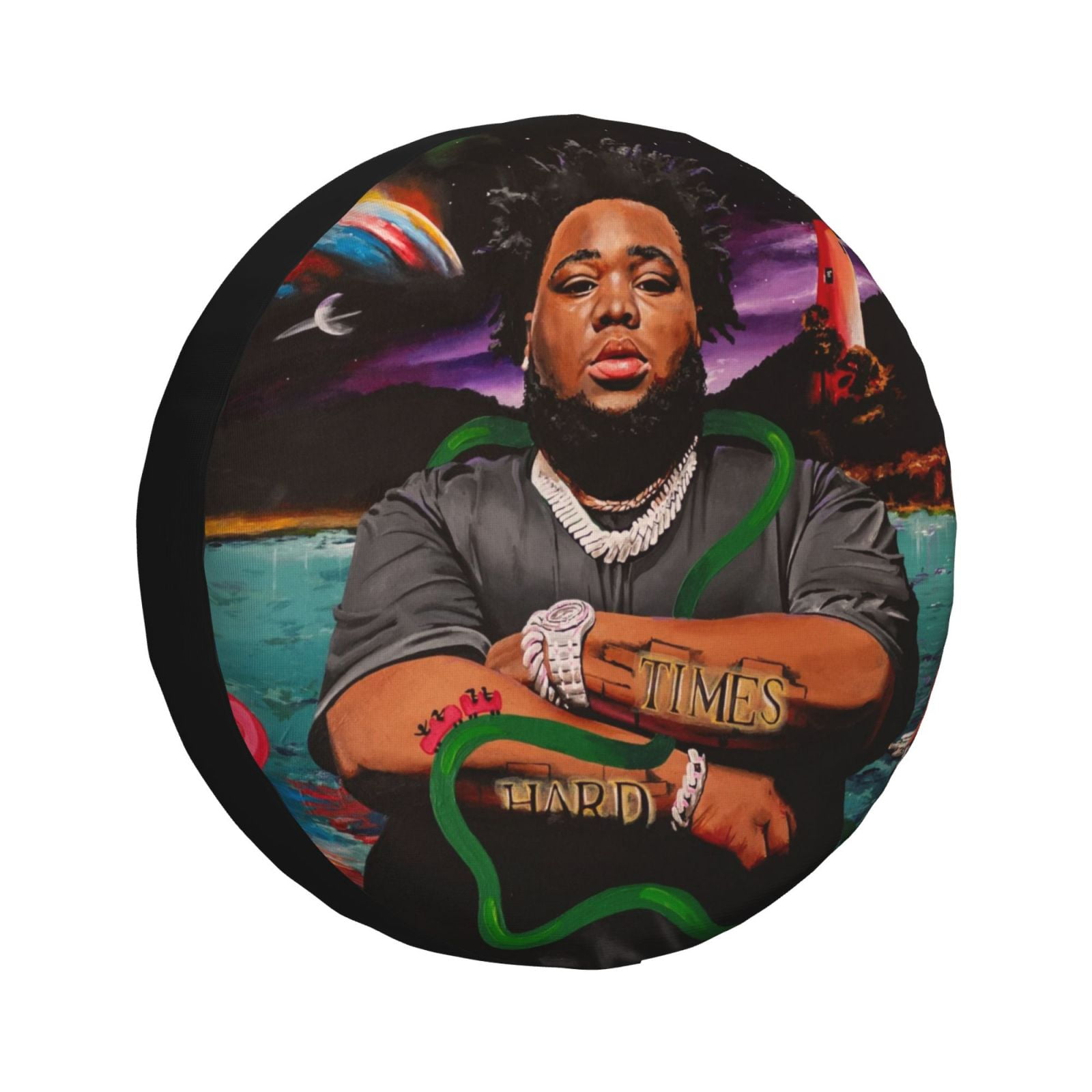 Rod Wave Tire Cover Weatherproof Universal Wheel Protectors Camper Tire ...