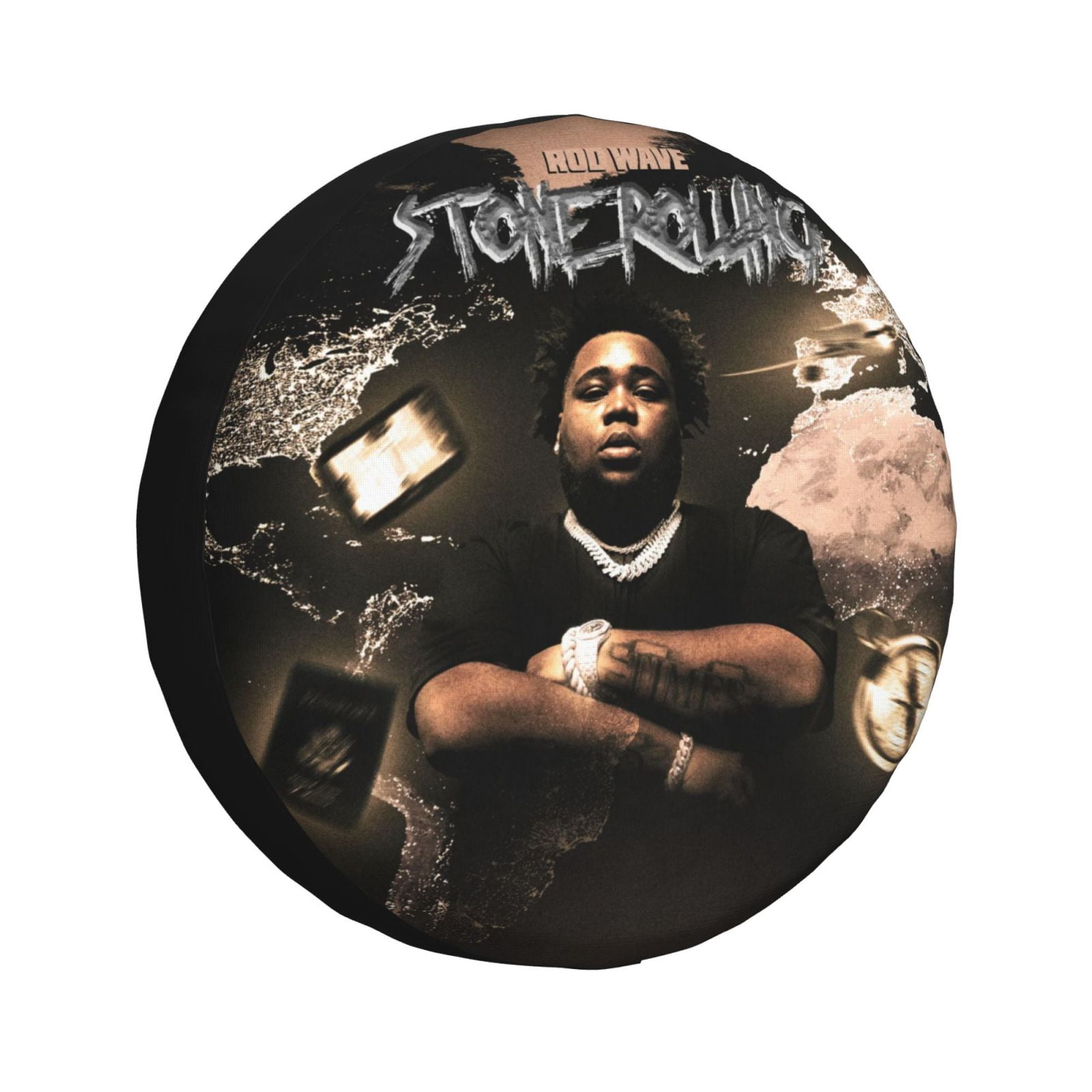 Rod Wave Tire Cover Weatherproof Universal Wheel Protectors Camper Tire ...