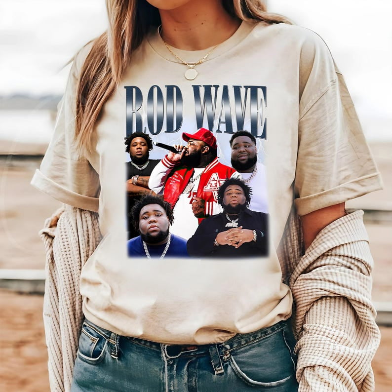 Rod Wave Vintage T-Shirt, Rod Wave Last Lap Tour 2024 Gift For Woman ...