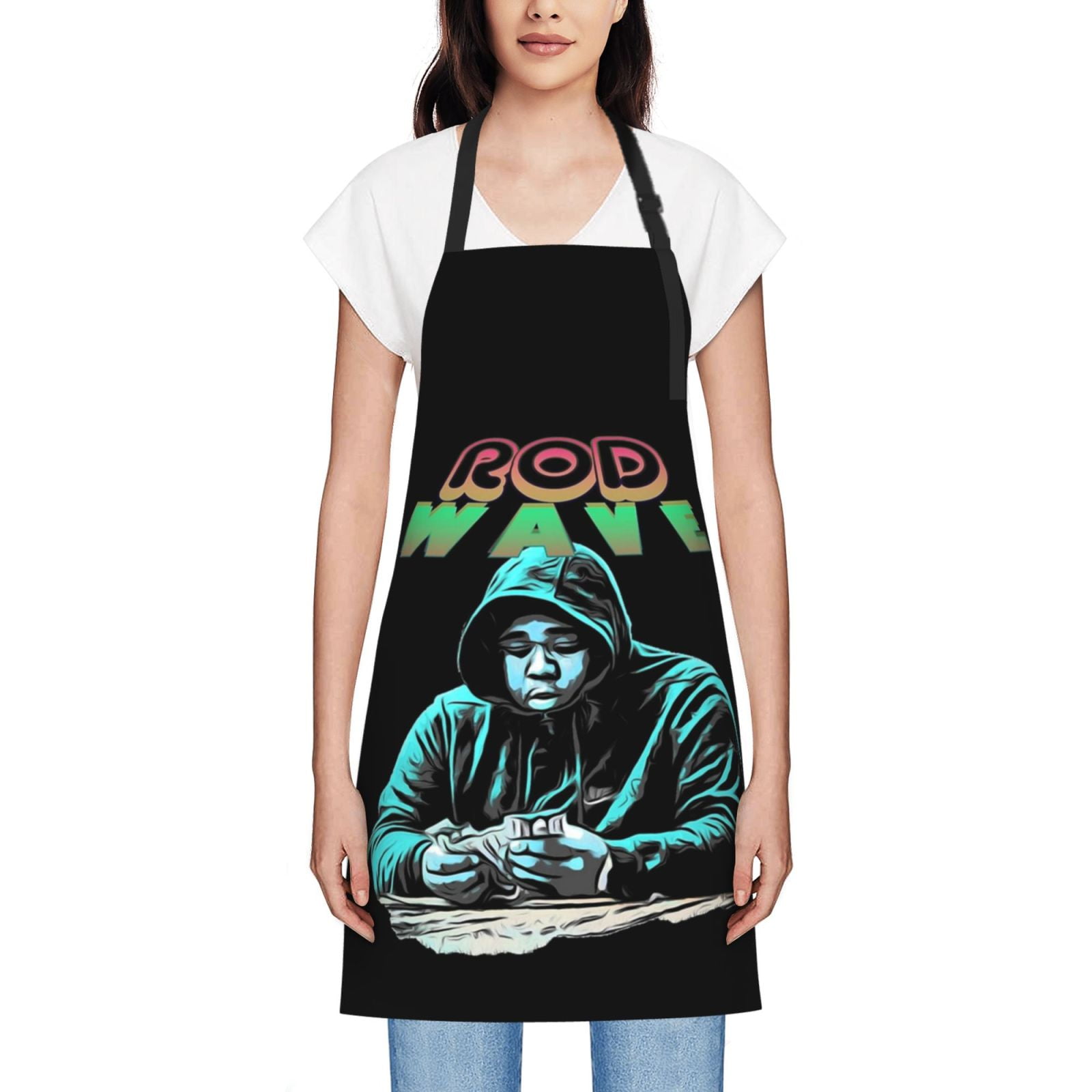 Rod Wave Waterproof Apron Home Decor For Kitchen/Cooking/Gardening ...